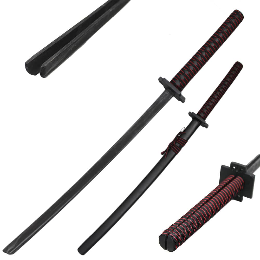 W 024 41" Overall 2PCS Split Blade Wooden Practice Sword – Rex Distributor, Inc. Wholesale ...