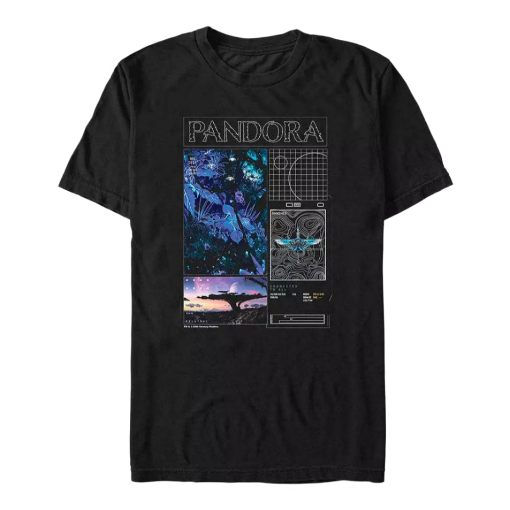 Men's Avatar: The Way of Water Pandora Diagrams Schematic T-Shirt Tee ...