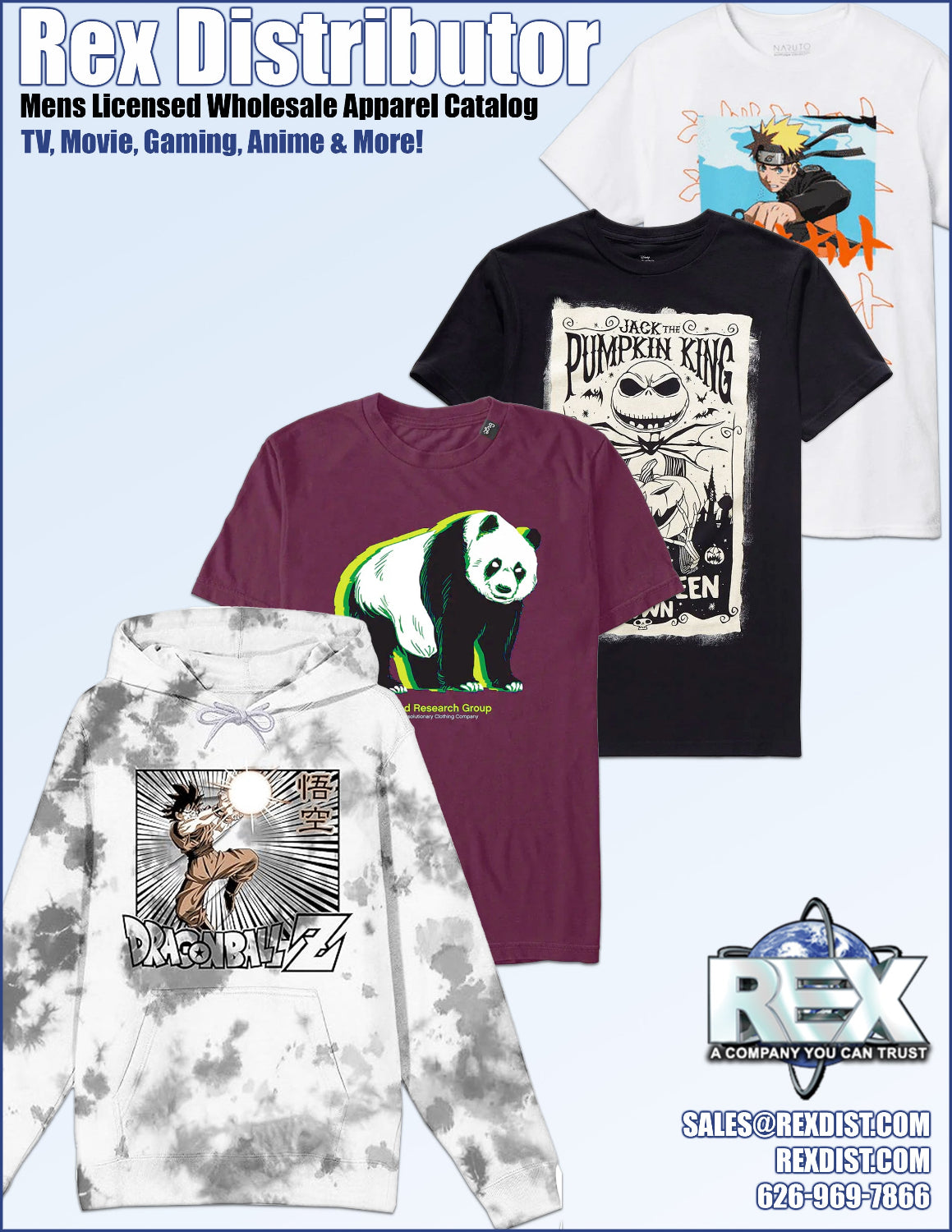 Rex Distributor Wholesale Catalog Clothing, Knives & More!