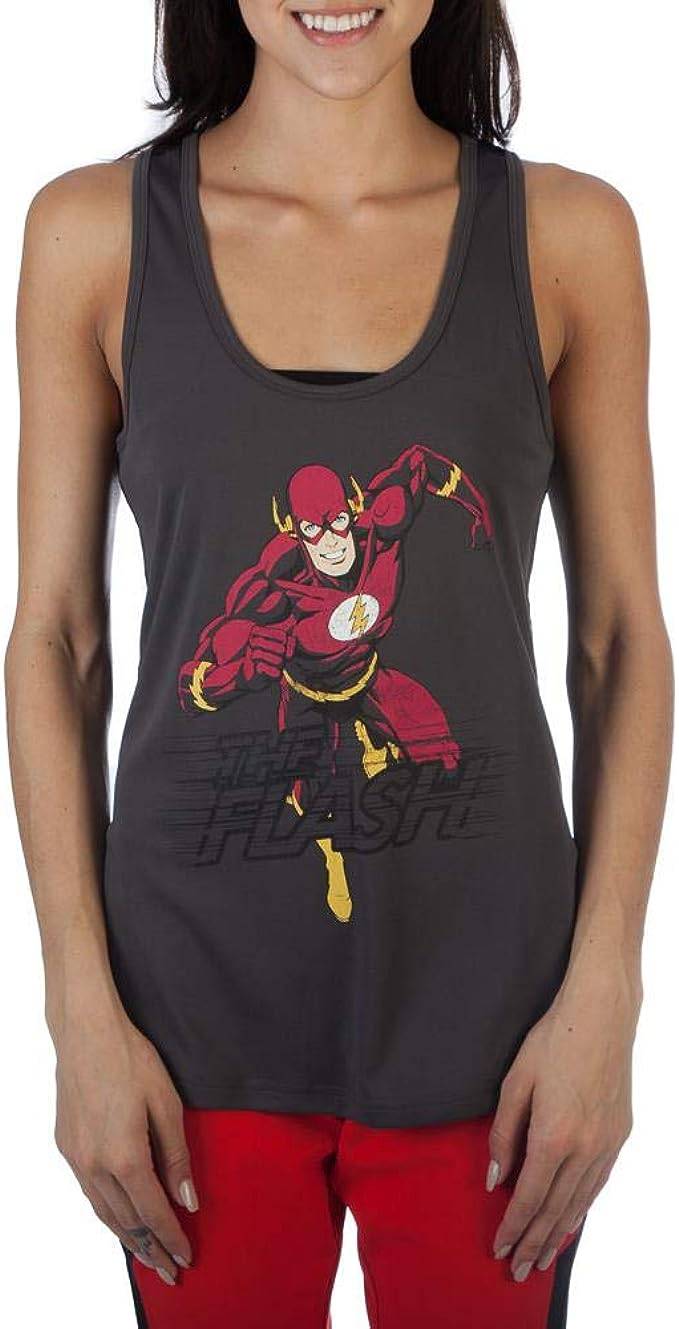Women Junior's DC Comics The Flash Mesh Razorback Tank Top | Rex ...