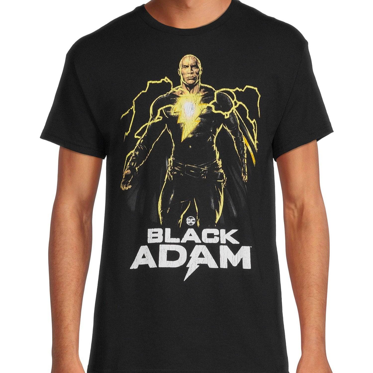 Men's DC Comics Black Adam Graphic Tee with Short Sleeves | Rex ...