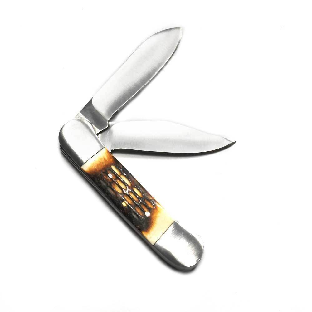 RA 1027 4" Two Blade Bone Handle Folding Knife – Rex Distributor, Inc ...